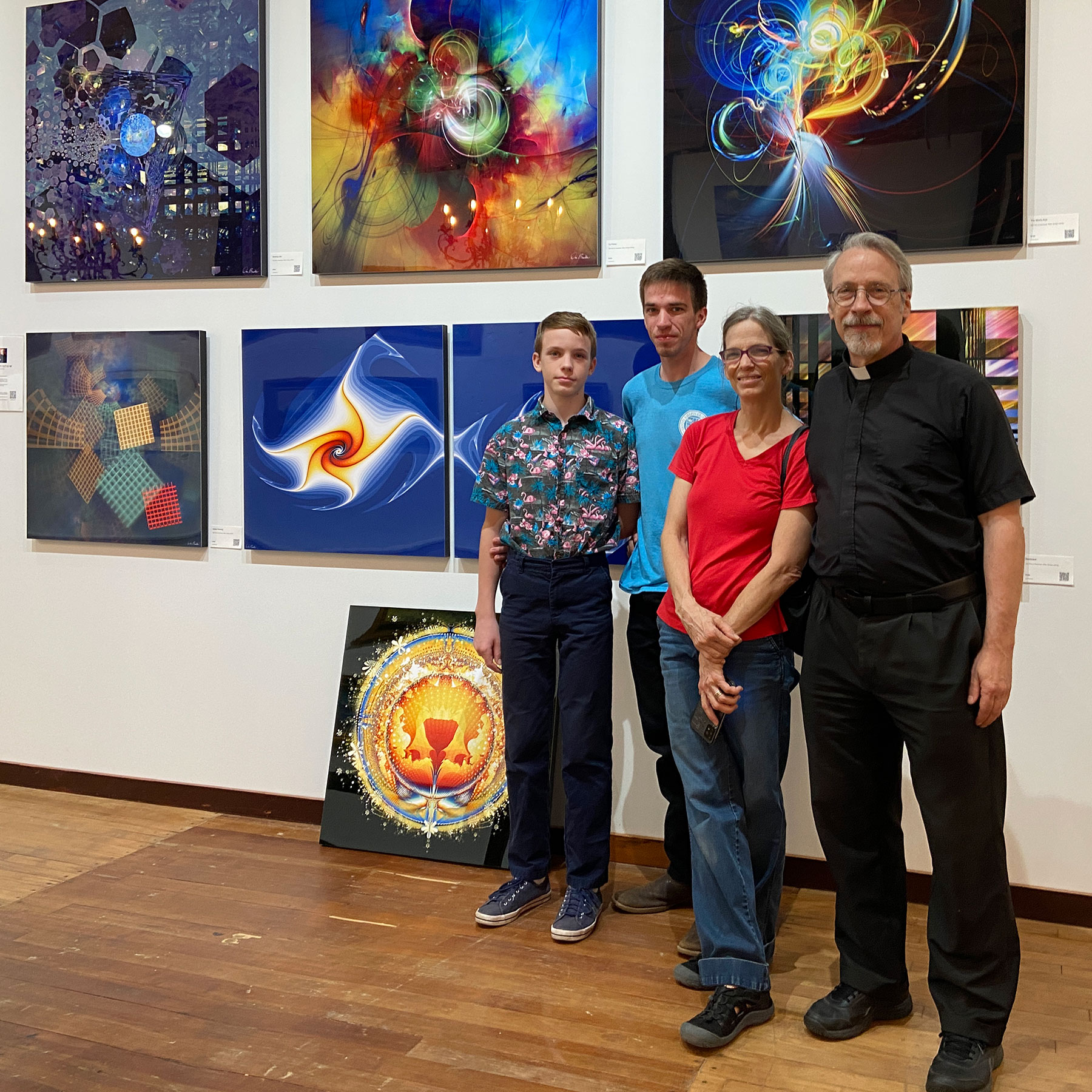 Erlandson Family Visits the Tyler Fine Art Gallery